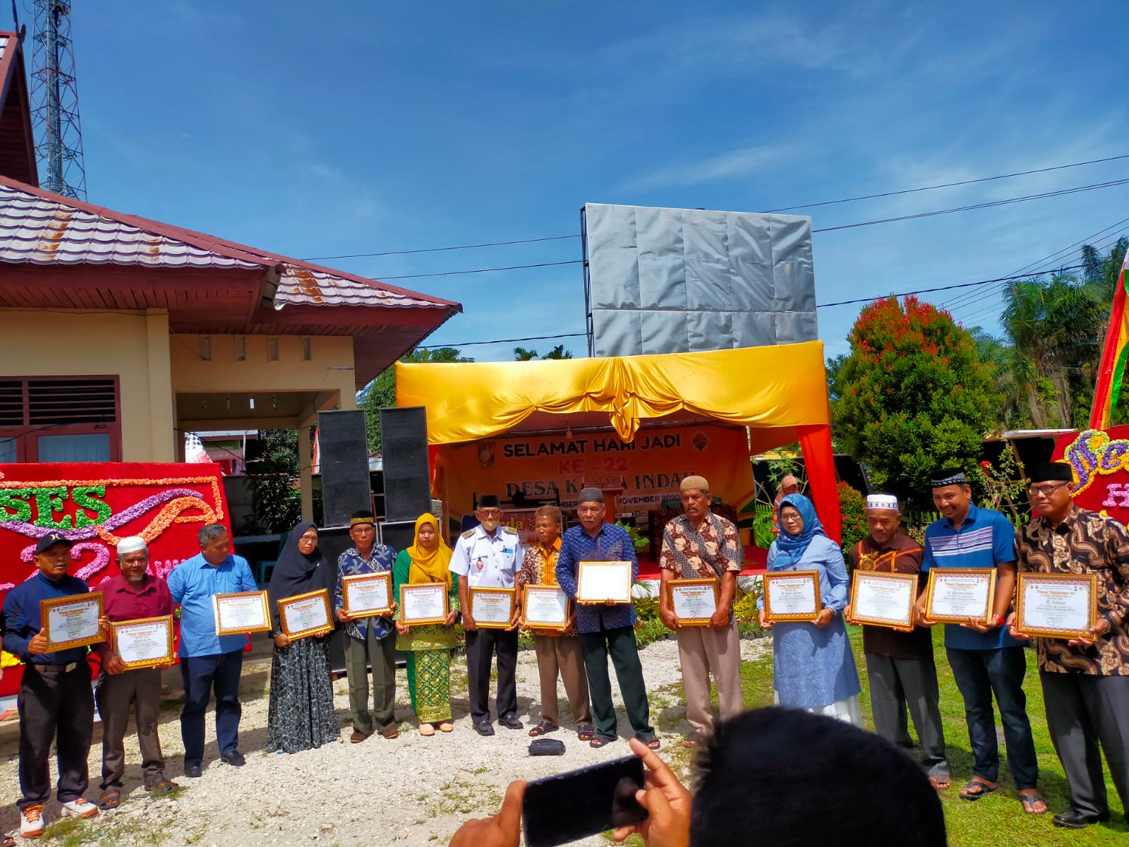 HUT Desa Karya Indah Ke-22, Semangat Maju Untuk Membangun Desa