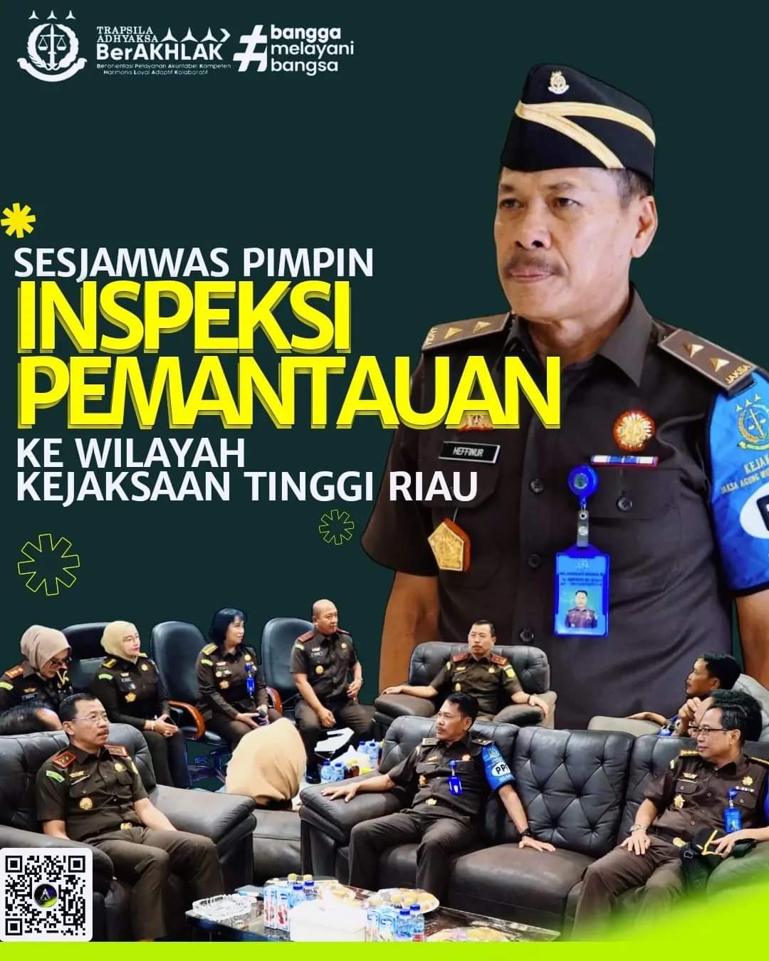 Kunjungan Kerja Plt. Inspektur IV pada Kejaksaan Tinggi Riau: Evaluasi ...
