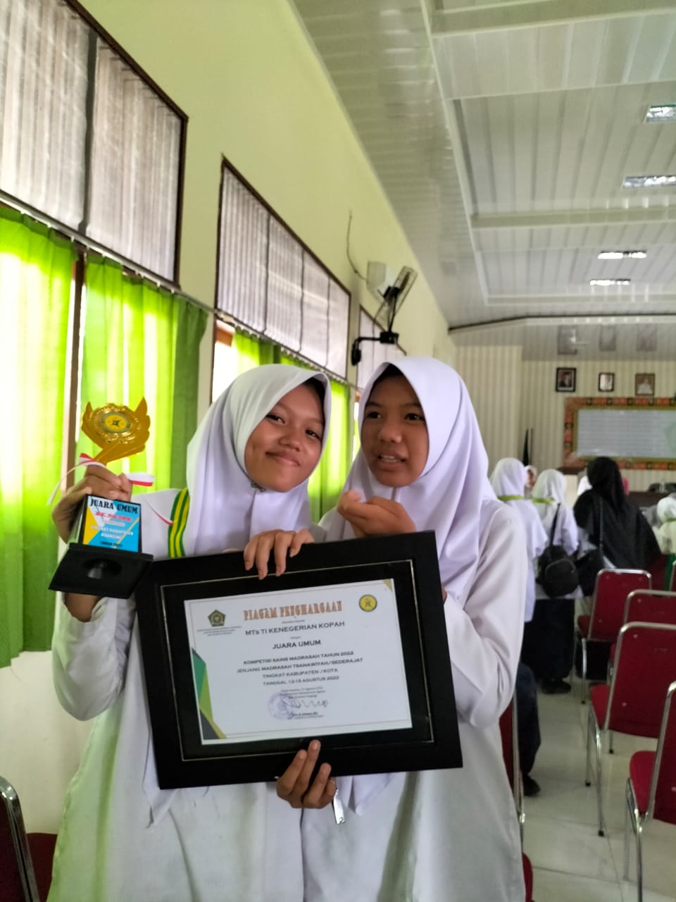 Siswi MTs Kopah Nur Rahmadhani Peraih Juara Umum KSM Kabupaten Kuansing ...